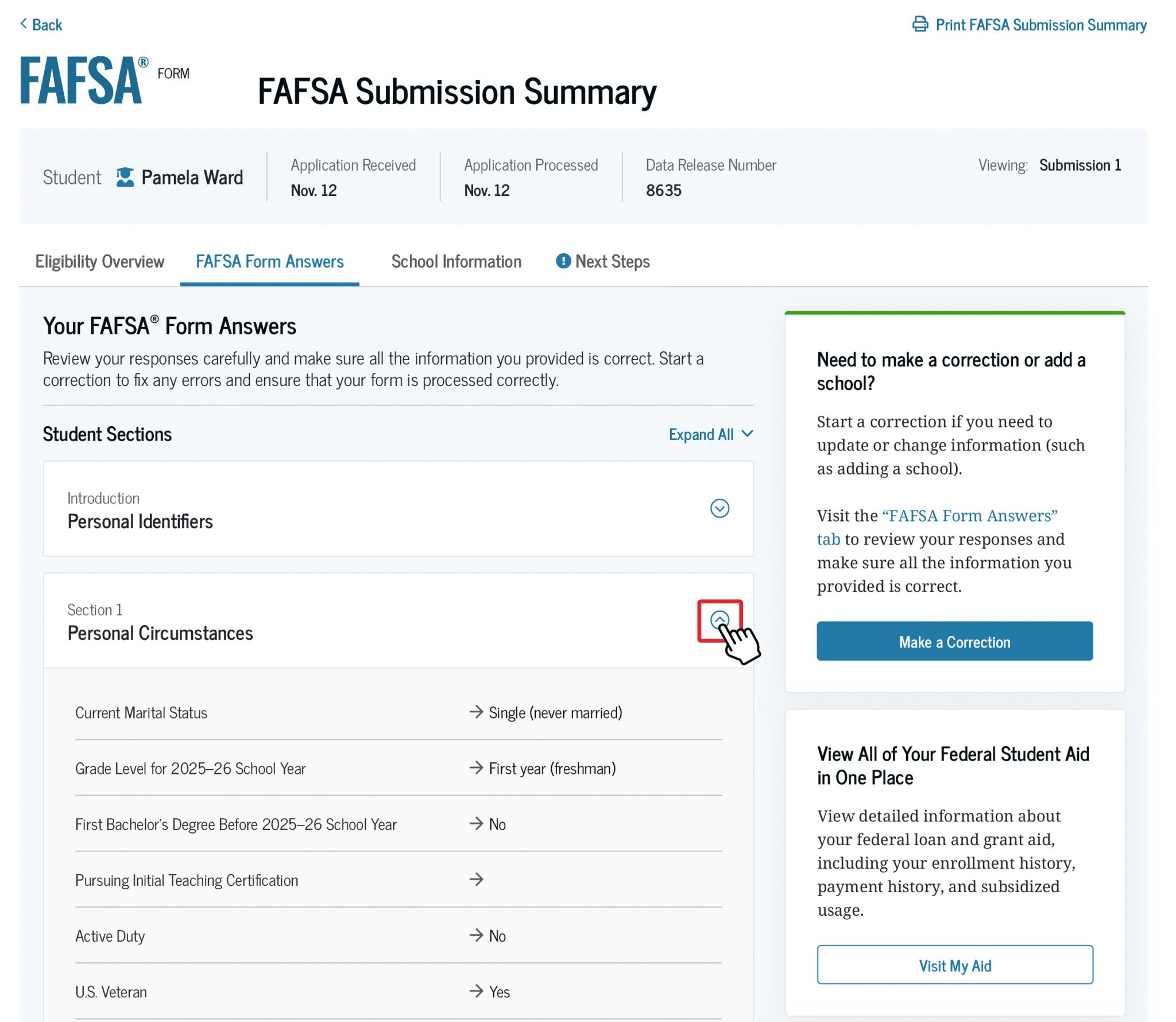 FAFSA Submission Summary: What You Need To Know – Federal Student Aid